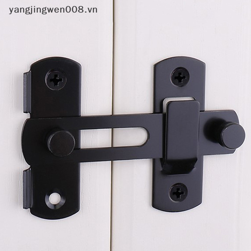 YANGWEN Door Lock Guard Latch Bolt 90 180 Degree Stainless Steel Toggle ...