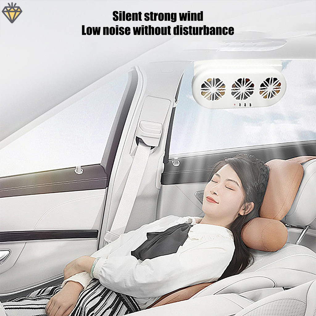 Car exhaust fan ventilation fan air circulation fan solar power ...