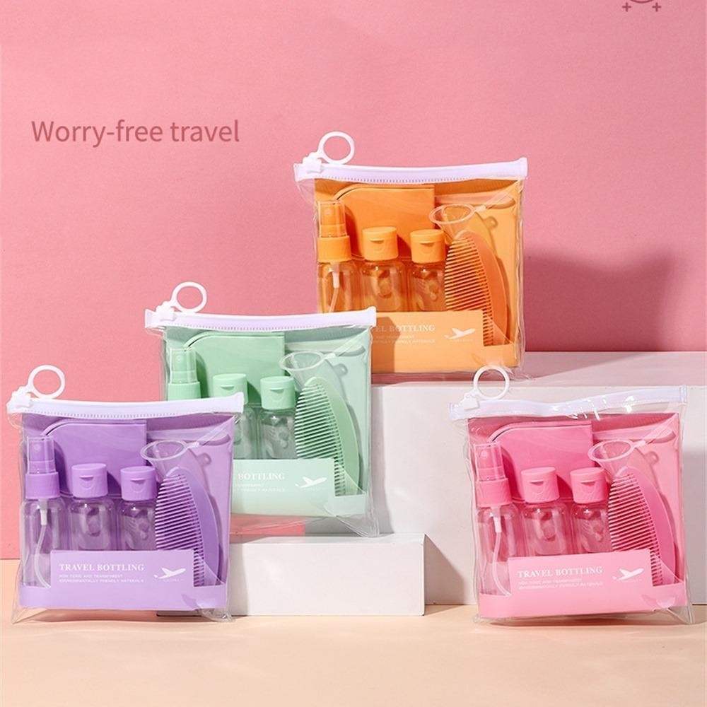 7pcs Travel Empty Bottle Set Bottle Cosmetics Separate Bottle Portable ...