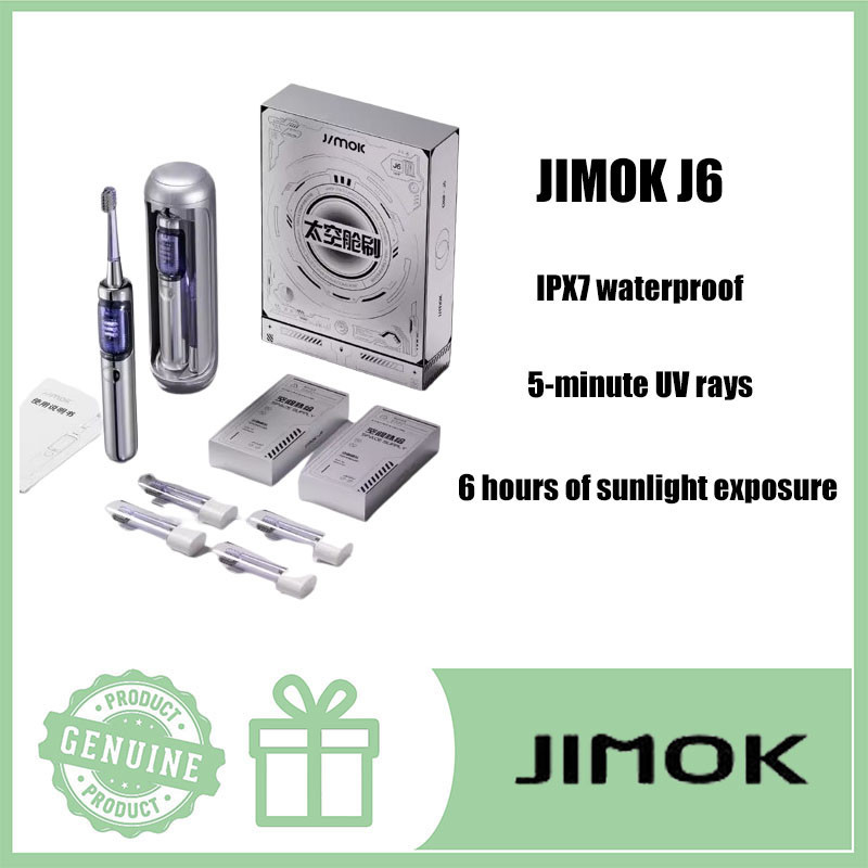JIMOK J6 Portable Wireless UV Sterilization High Speed Vibration Scanning Electric Toothbrush ...