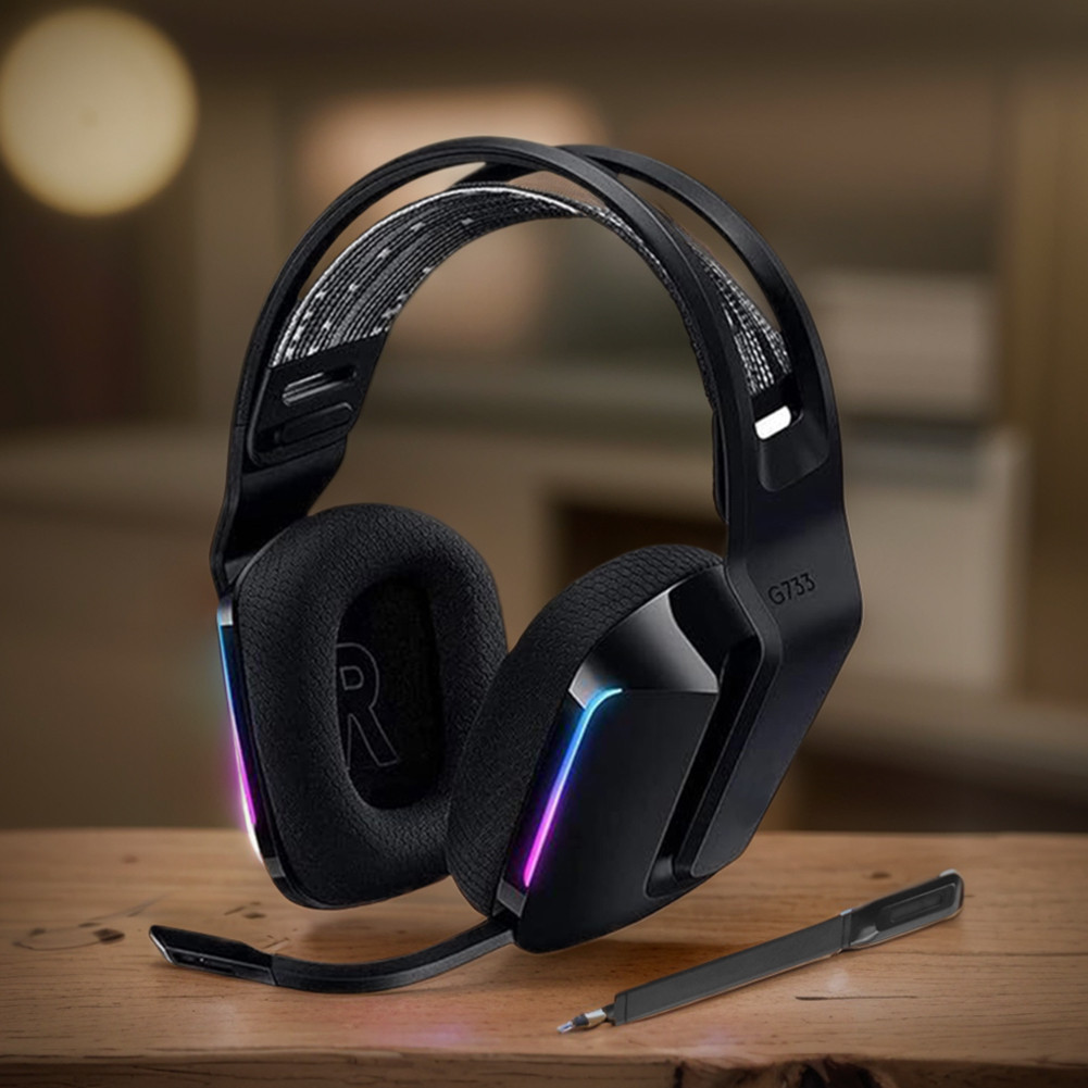 Wireless Headset Mic Replacement Aux 3.5mm Game Mic Microphone for ...