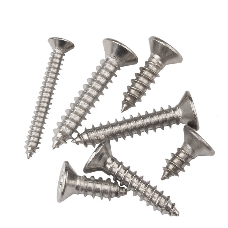 [YSL] 201 Stainless Steel Phillips Countersunk Self-Tapping Screws Flat ...
