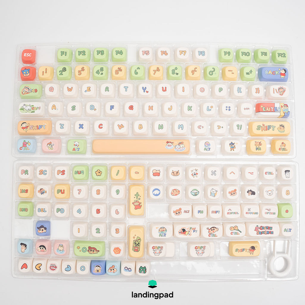 [⌨️ LandingPad] PBT Crayon Shinchan LBXX labixiaoxin Keycaps MAO ...