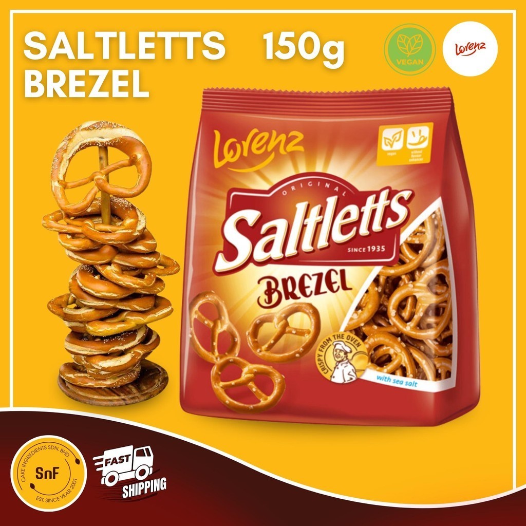 Lorenz Saltletts Brezel Pretzel Biscuit Mini Brezel Mini Bagel Cookies ...