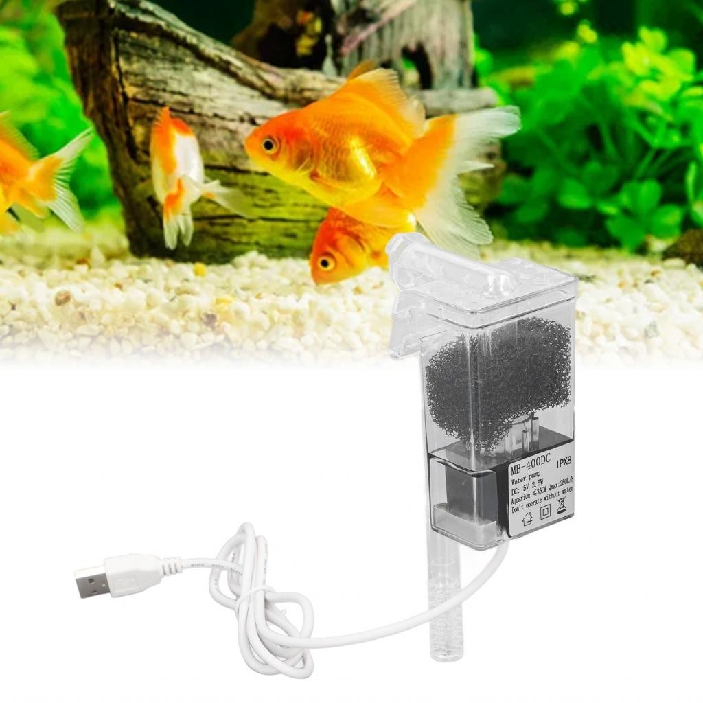 Awesomewell Aquarium Filter Space Saving Adjustable Flow Fish Tank ...