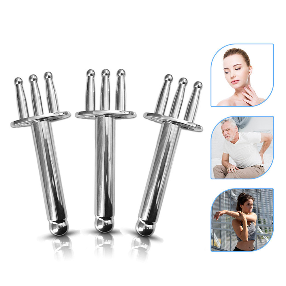 【big Sale】1pcs 3 Forks Magnetotherapy Acid Discharge Pen Meridian Point