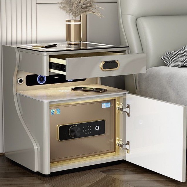 Smart Bedside Table Safe Integrated Assembled Simple Modern Wireless ...