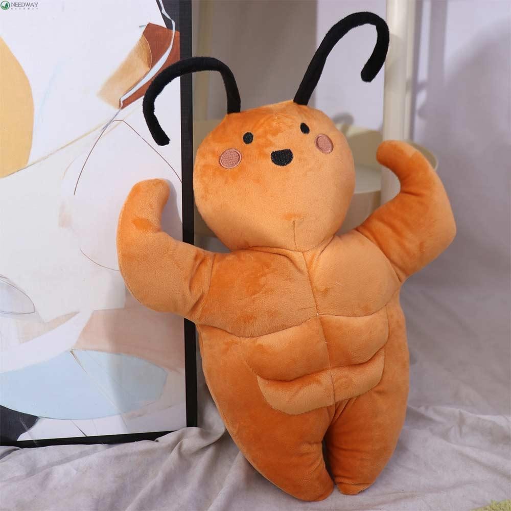 NEEDWAY Cockroach Plush Toys, Abdominal Muscles Big Chest Muscle ...