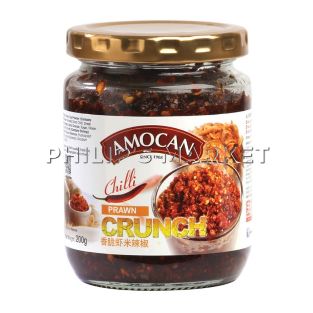 Amocan Chilli Prawn Crunch 200g | Shopee Singapore