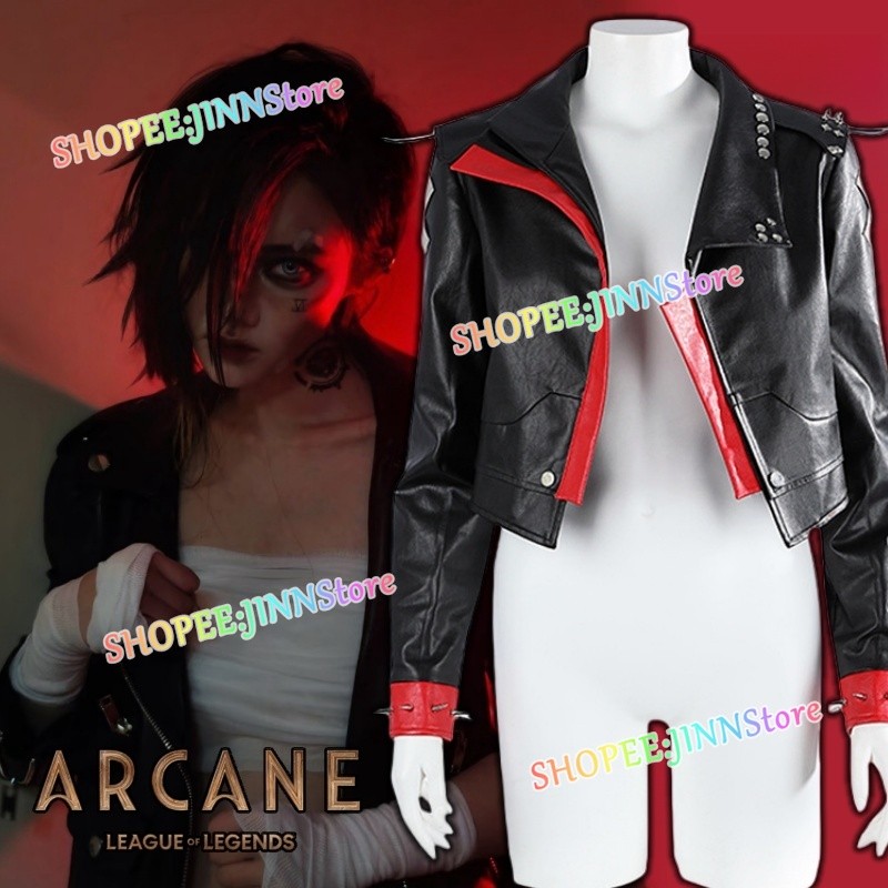 - JINN - VI Cosplay Costume League of Legends Arcane TV Series Arcane ...