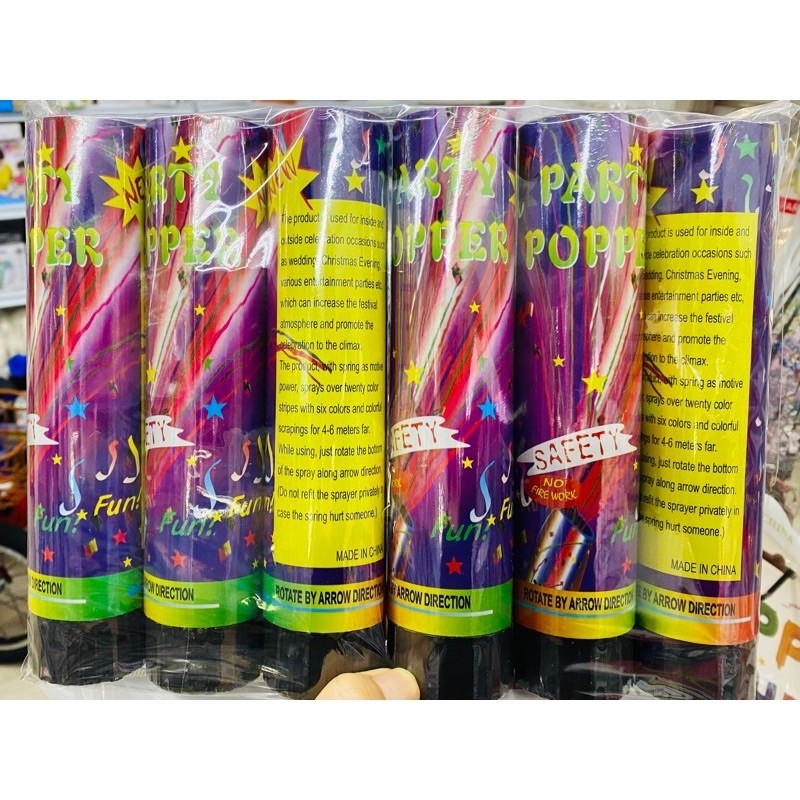 Party Popper 20cm no fireworks | SG Ready Stock | Wedding | Birthday ...