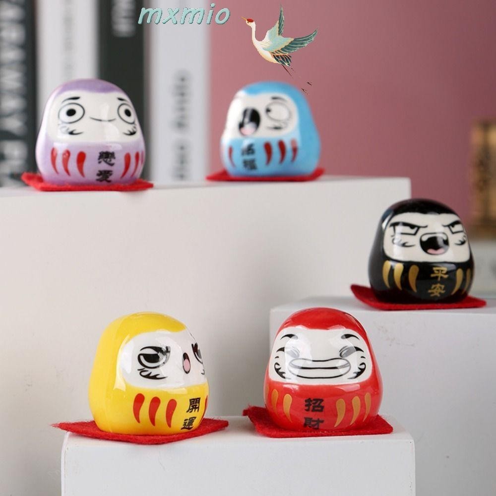 MXMIO Dharma Good Luck Zen Statue Creative Gift Japanese Style Cute Car ...