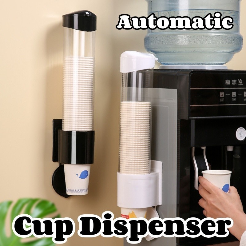 Paper Cup Dispenser Cup Holder Cup Storage Rack Wall Mounted for Water ...