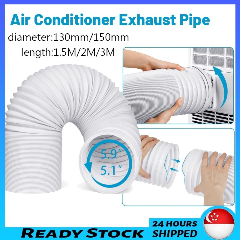 [READY STOCK]Air Conditioner Hose Exhaust Vent Portable Aircon Window ...