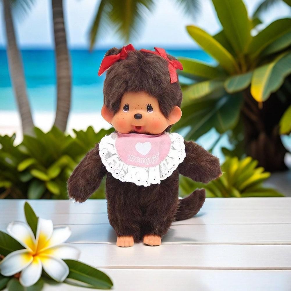 20cm Monchichi Brown Plush Doll Plush Toy Cute Doll Toy Same Plush ...