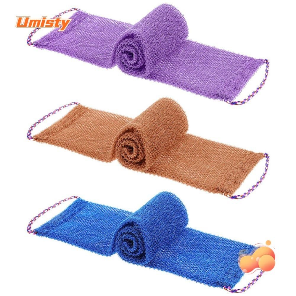 UMISTY Exfoliating Bath Towel Massage Smooth Skin Rope Scrub Shower ...