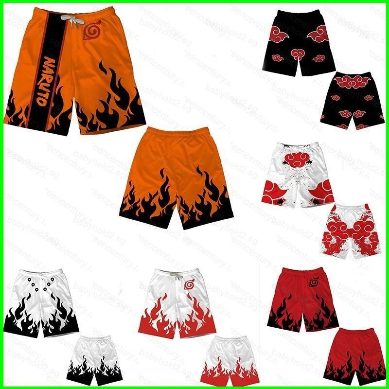NARUTO Akatsuki Beach Pant Shorts Pants 3D Printed Clothes Cosplay ...
