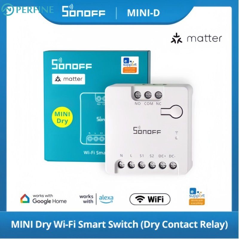 Sonoff Mini-d Wi-fi Smart Switch First Mini Dry Contact Relay Device ...