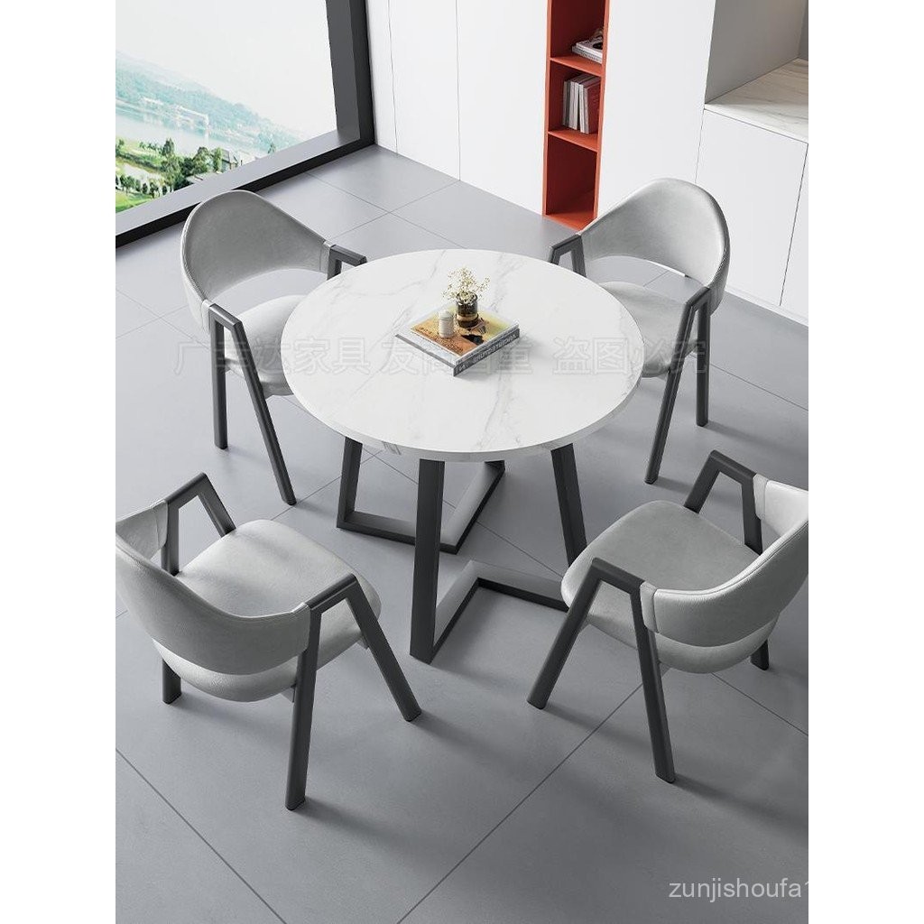 Modern Minimalist Meeting Table and Chair Set for Shop Beauty Salon ...