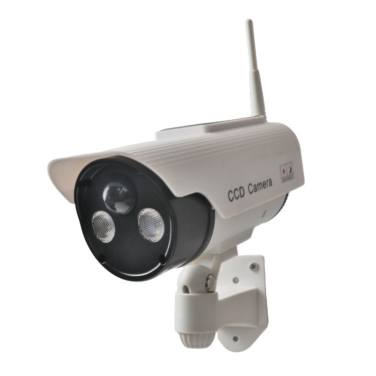 Solar-Powered Realistic Human Body Sensing Rotating Fake Camera Anti ...