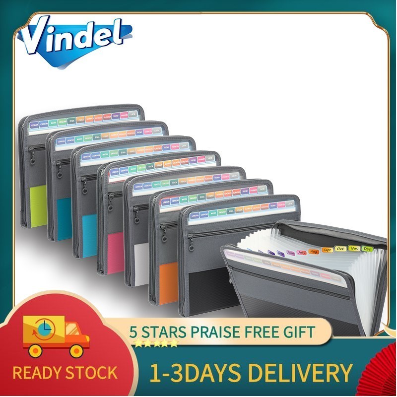 Expanding File folder、Folder fail 、File folder A4 Size 、13 Pockets ...