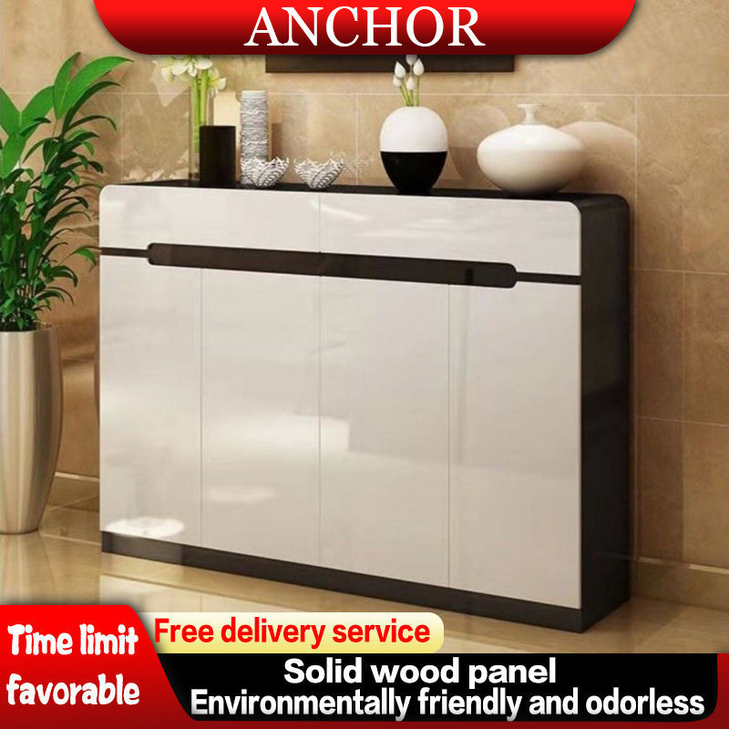 AG Shoe Cabinet Nordic Baking Paint Shoe Rack Cabinet Shoe Storage Box ...