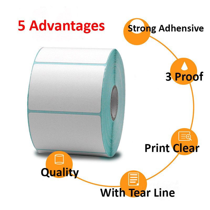 Thermal Label Sticker Thermal Paper Barcode Label Price Tag Label ...