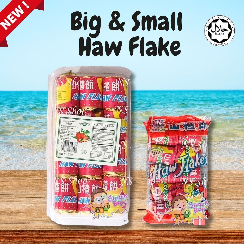 HAW FLAKES BIG PACK 12PCS / SMALL PACK 10 PCS ASAM DUIT GULA-GULA RAYA ...