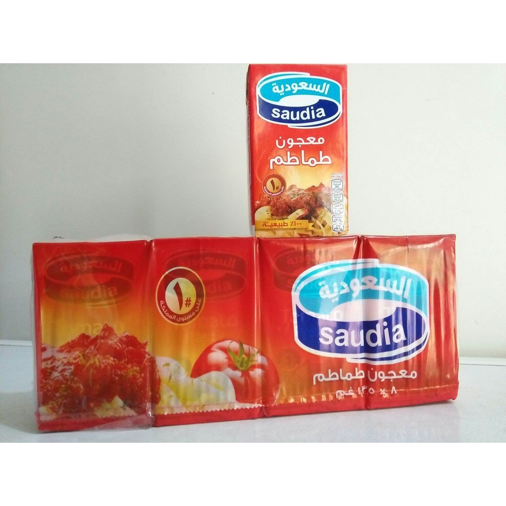 MERAH Saudia Tomato Paste Saudi Arabian Tomato Sauce 135 Gr Original ...