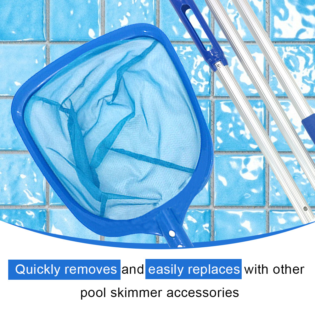 Swimming Pool Cleaner Net Detachable Pool Skimmer Net Telescopic Rod ...