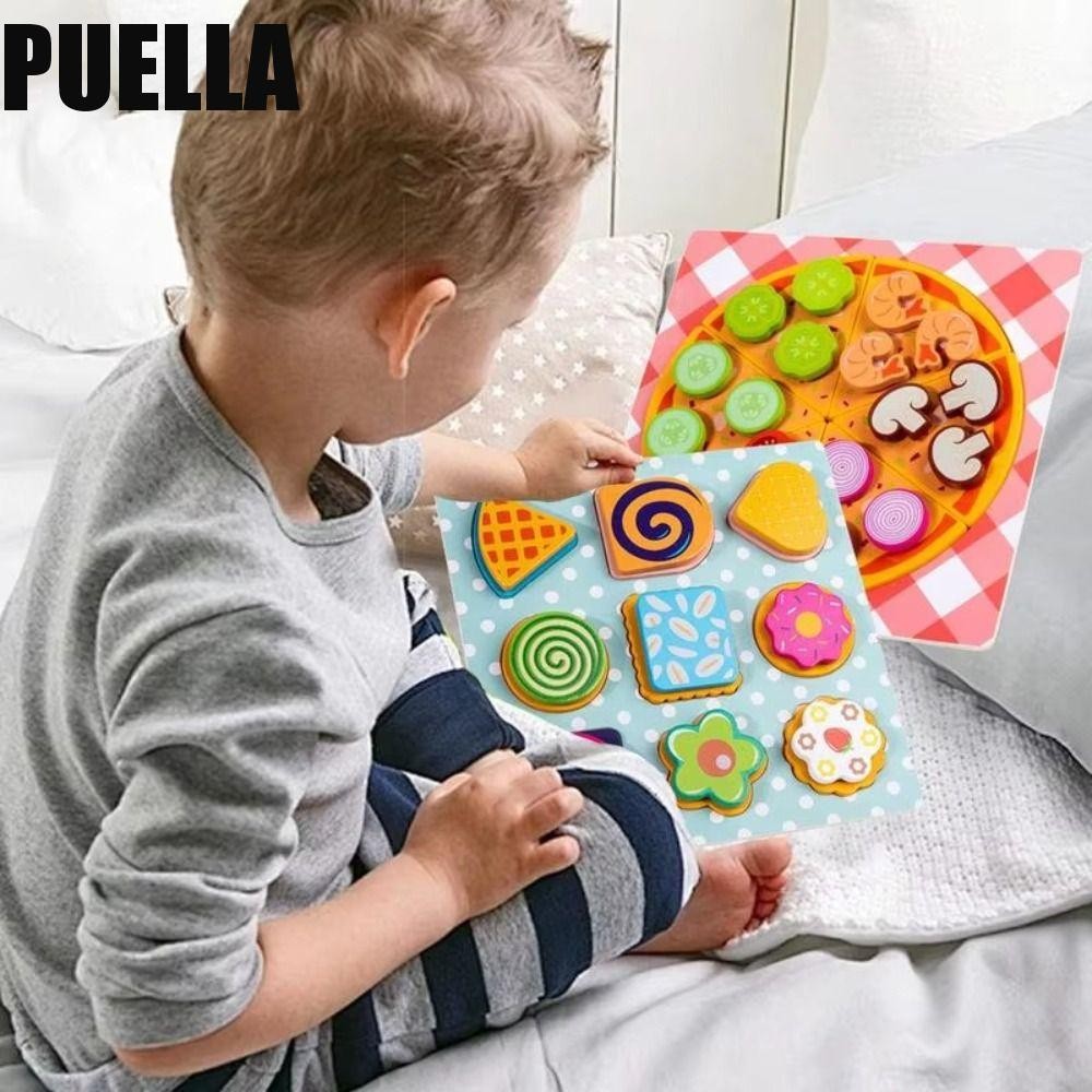 PUELLA Pizza Pretend Play Toy, Early Education Cognitive Dramatic Food ...