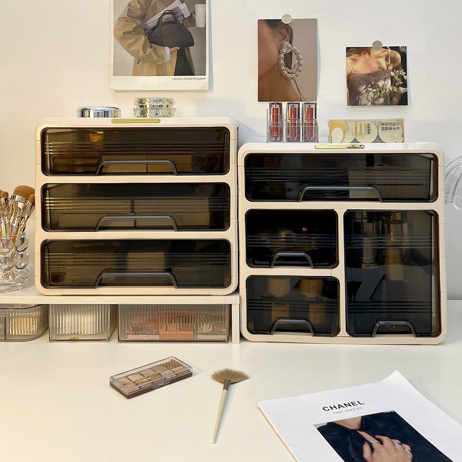Storage Storage Cabinet Storage Dressing Table Desktop Drawer Shelf ...
