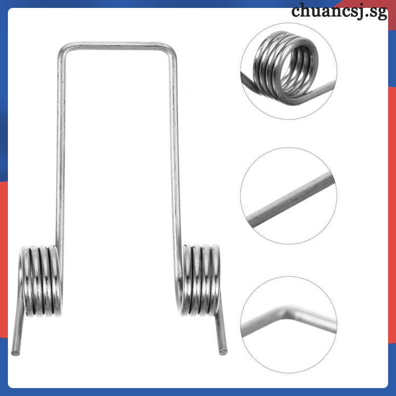 10 Pcs Trash Can Spring Lid Torsional Metal Springs For Garbage Bucket ...