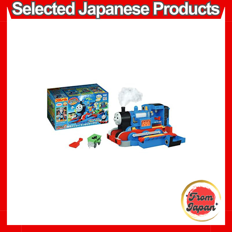 Takara Tomy "Plarail Thomas the Tank Engine - Steam Goes Phew! Giant Thomas" Train Toy for Ages ...