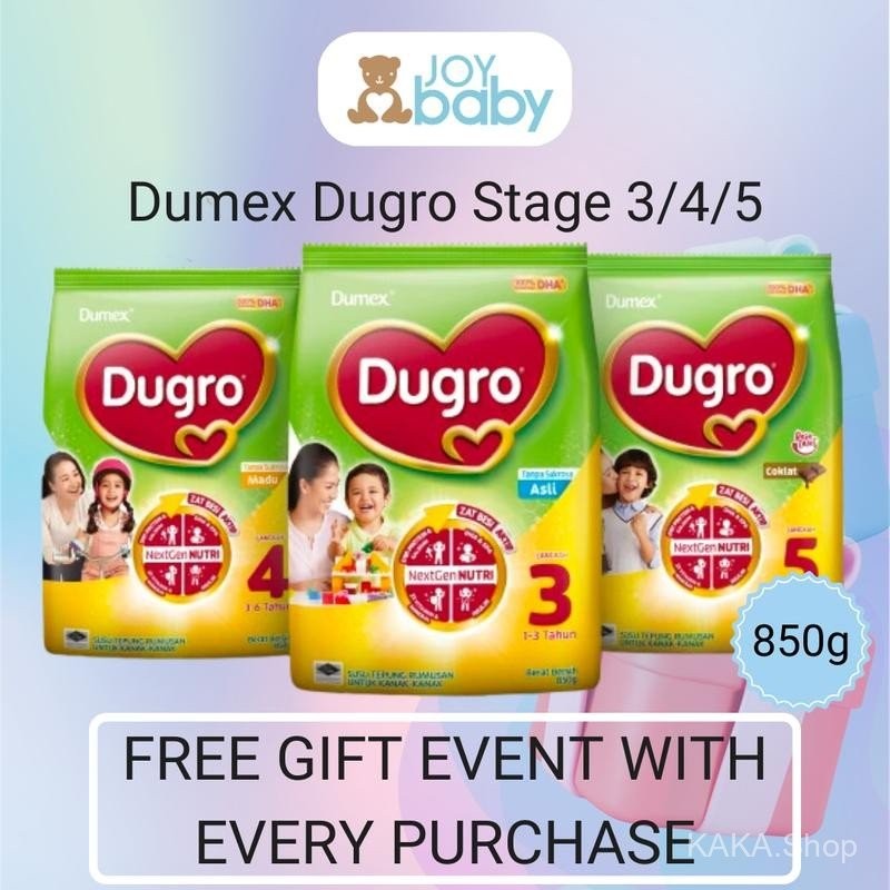 Dumex Dugro Milk Formula Stage 3/4/5 (850g) | Shopee Singapore