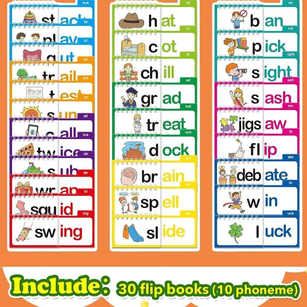 30 Read And Rhyme Flip Cards Set Of 30 Flip Cards Read Rhyme Flip Cards ...
