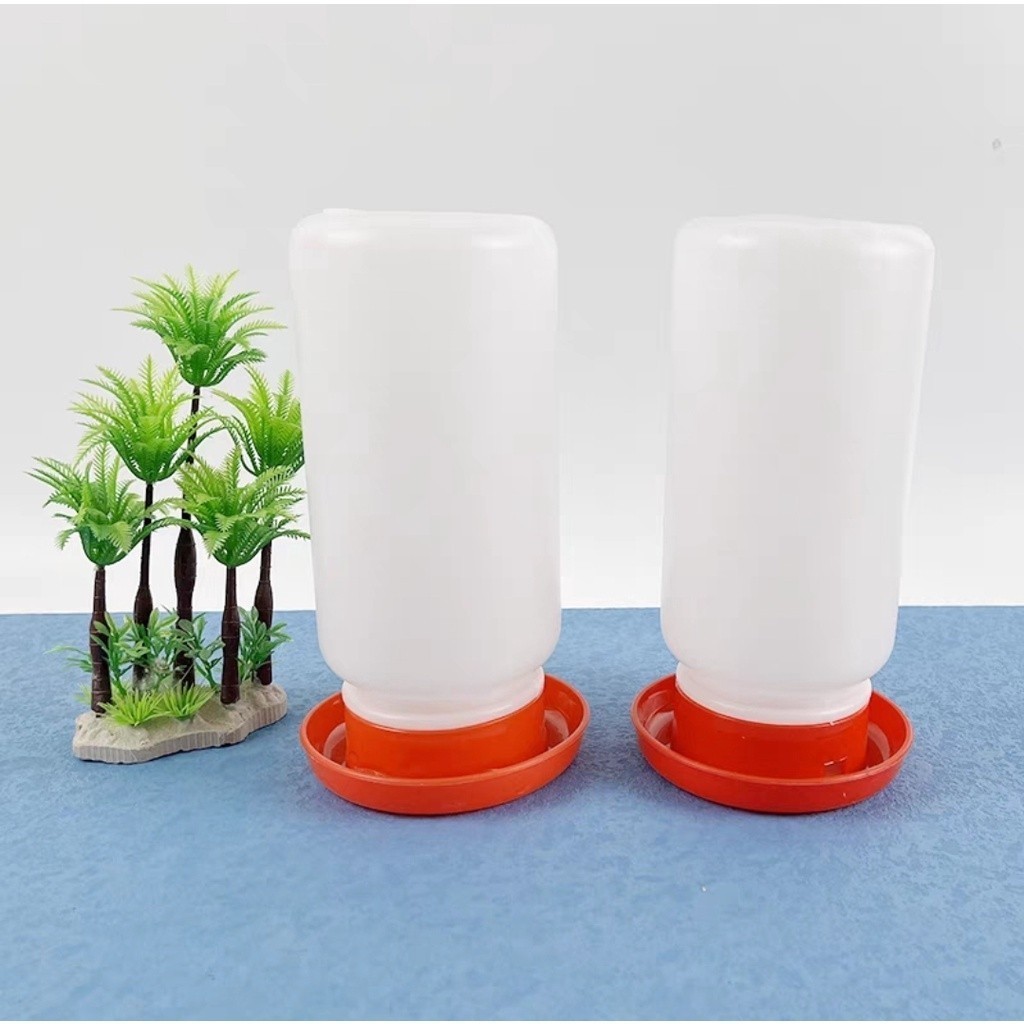 Water Trough 1L Automatic Chicken Drinking Bottle For Chicken Rutin ...