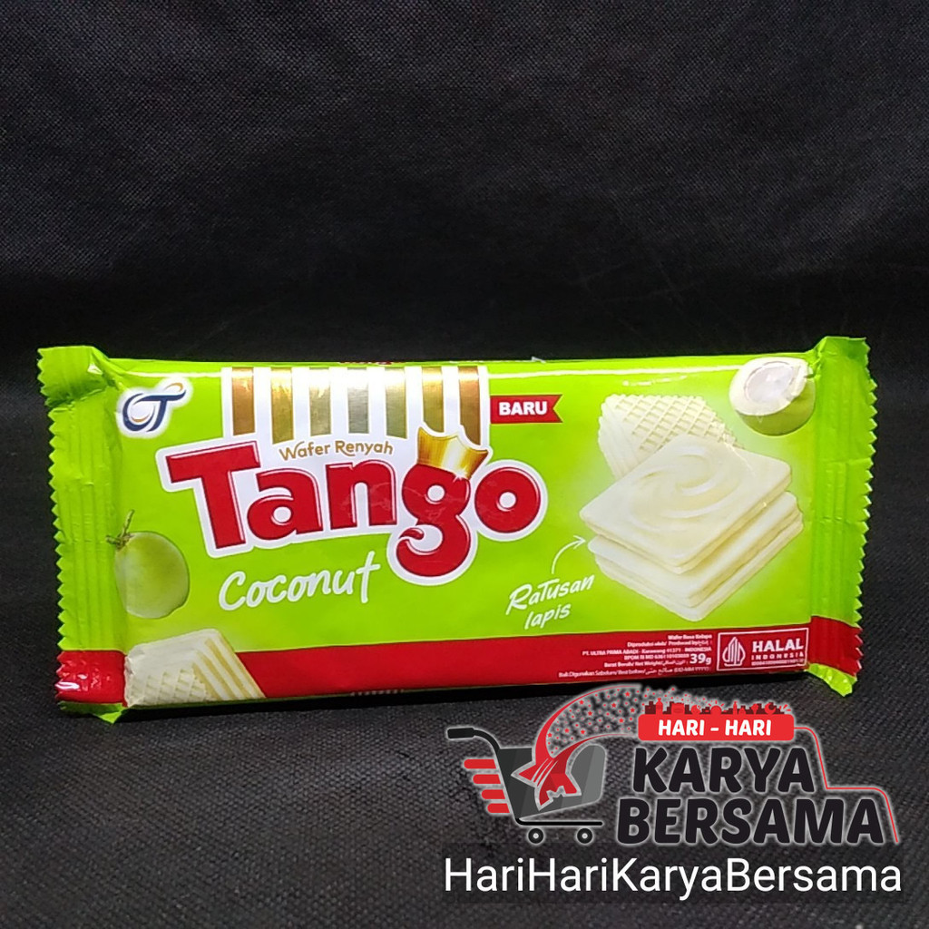 Tango WAFER Crispy COCONUT WAFER COCONUT Flavor 39GR | Shopee Singapore