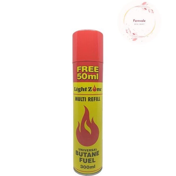 Light Zone Multi Refill Universal Butane Fuel 300ml | Shopee Singapore