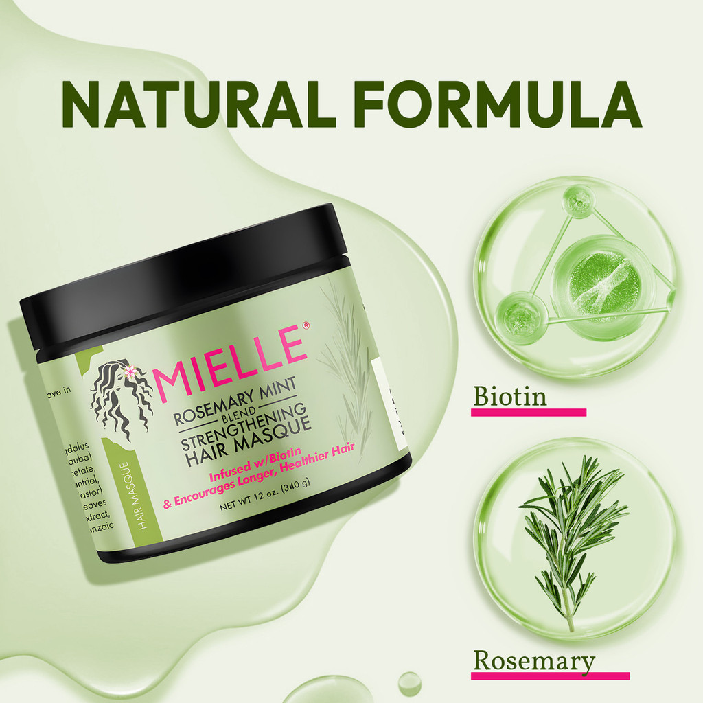 Mielle Hair Masque 340g, Mielle Organics Rosemary Mint Strengthening ...