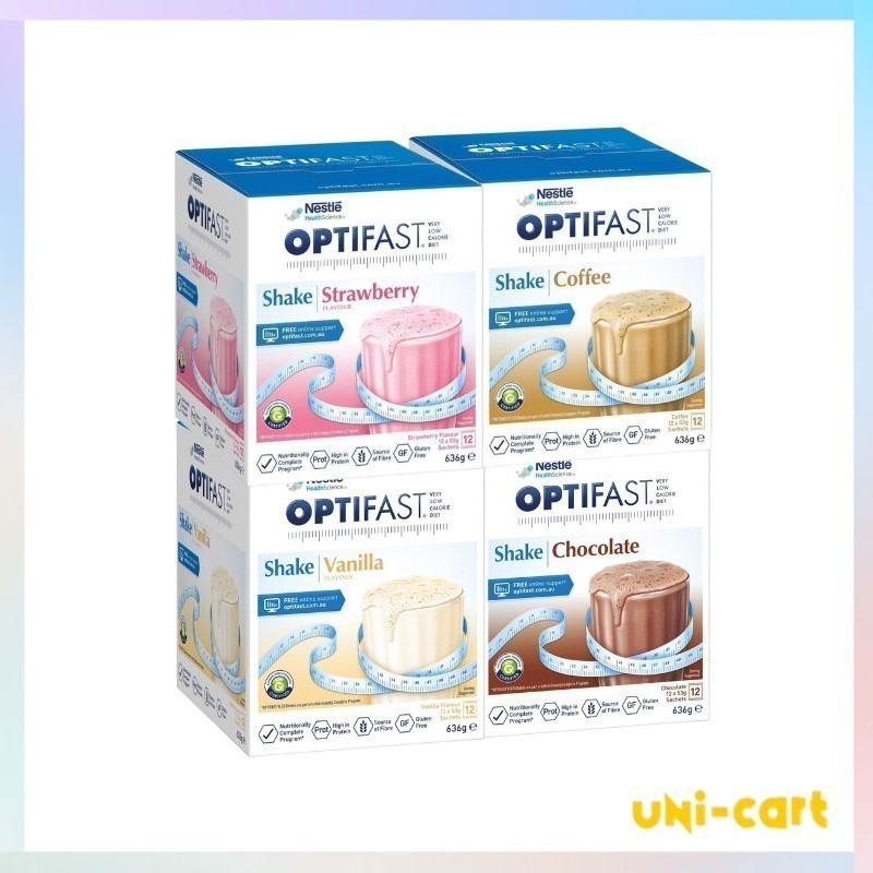 [Authentic] Optifast VLCD | Vanilla, Coffee, Chocolate, Strawberry ...