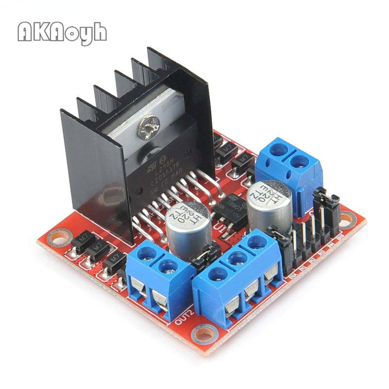 L298N driver board module L298 stepper motor smart car robot breadboard ...