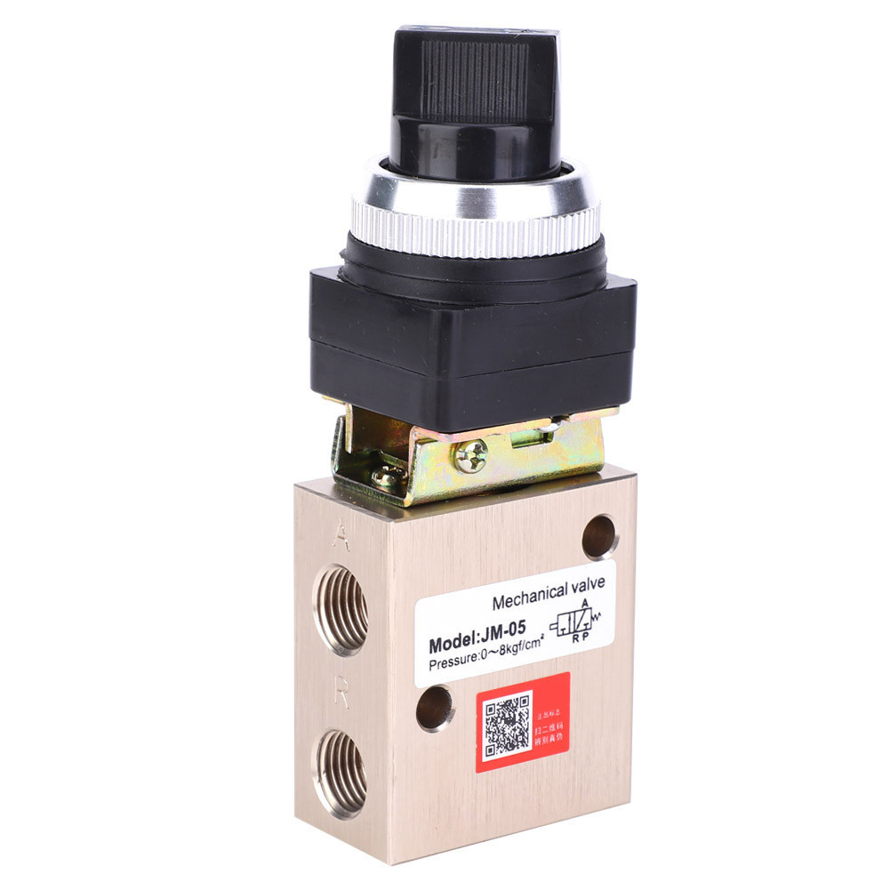 Allinit JM-05 Pneumatic Mechanical Valve PT 1/4in 2 Position 3 Way Rotation Head Type | Shopee ...