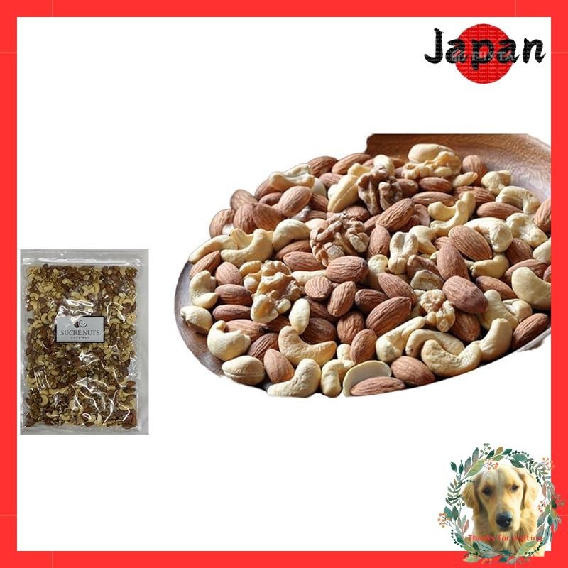 Shukurenattsu Mixed Nuts Dry Roasted 850g Unsalted 3 Types Almonds ...