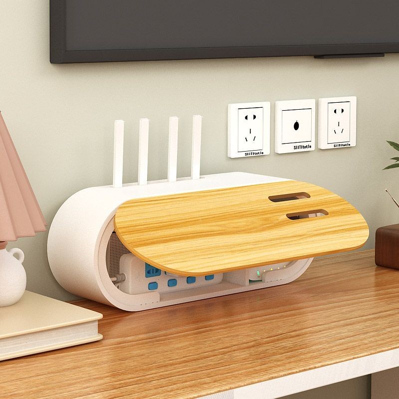 RouterwifiStorage Box TV Set-Top Box Storage Rack Socket Wire Finishing ...