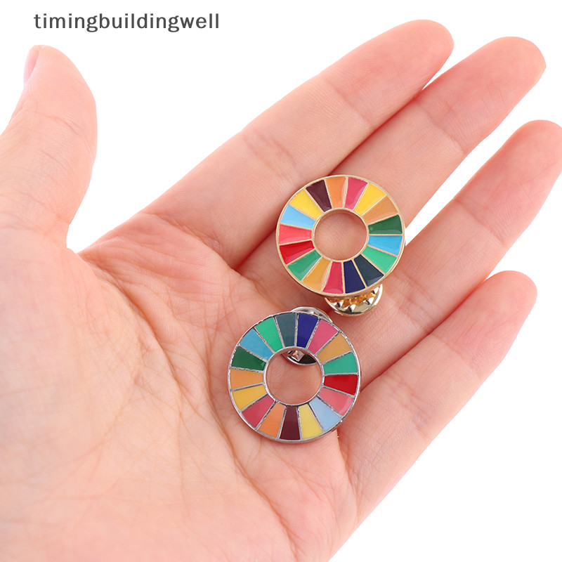 Twsg Enamal 17 Colors Sustainable Development Goals Brooch United ...