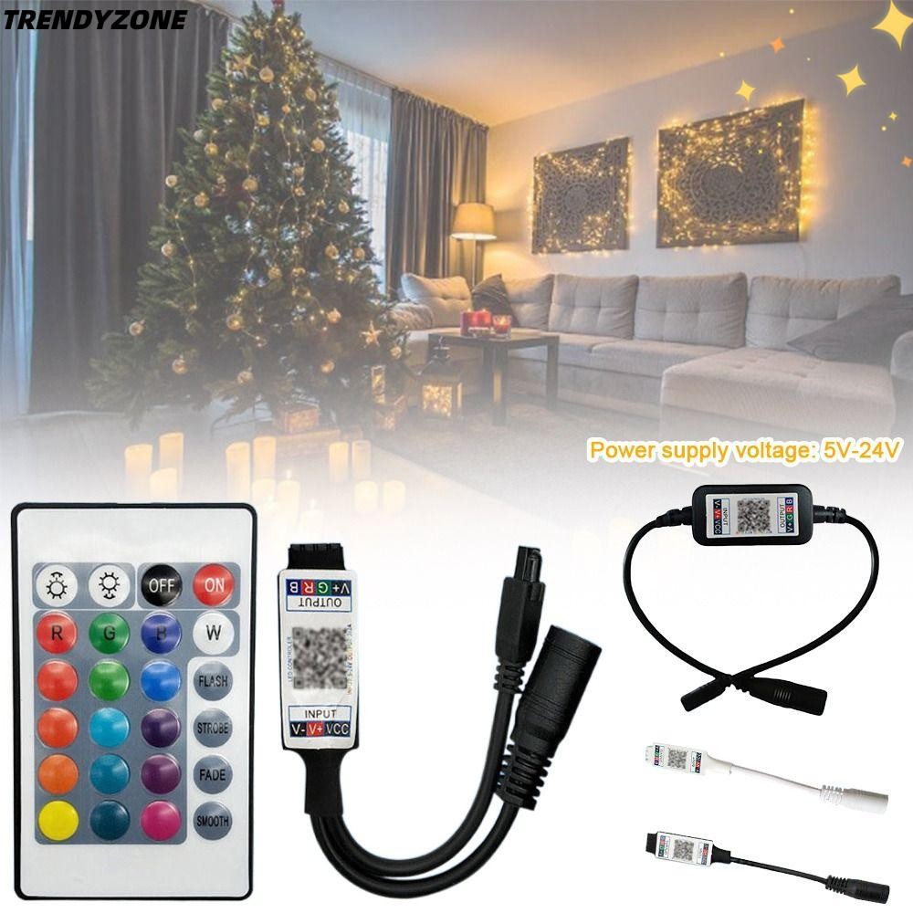 TRENDYZONE LED Light Strip, 5V-24VMini Female Plug to 4Pin Connector ...