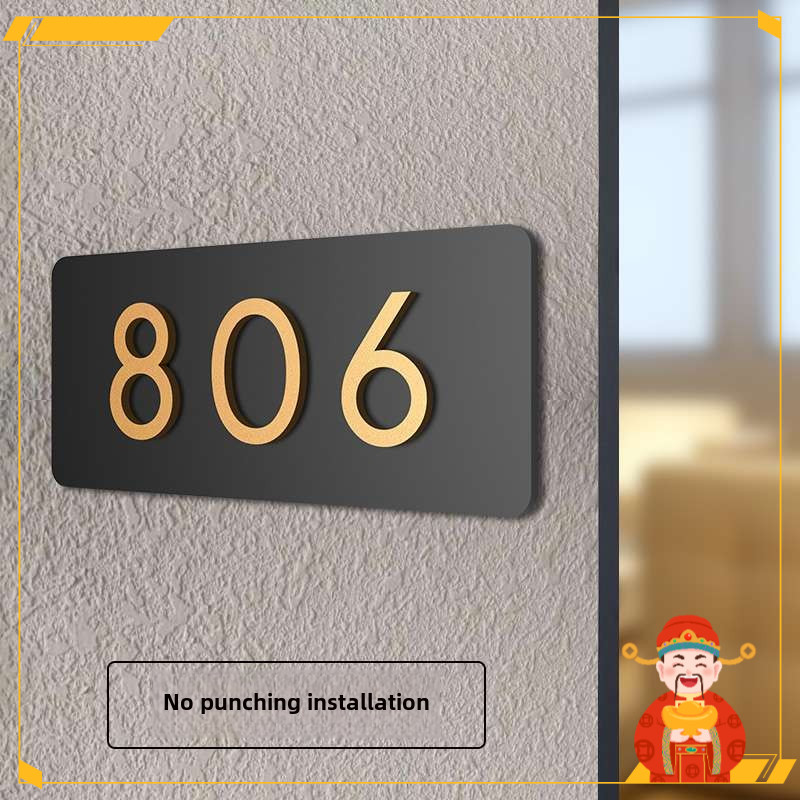 Customised Unit Sign door sign/unit number signage Customised Door Unit ...