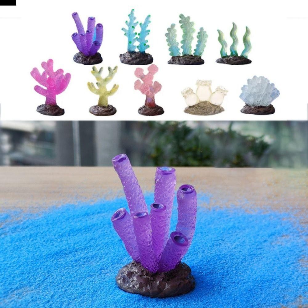 ANTIONE Luminous Coral Reefs, Decorative Luminescent Simulation Coral ...