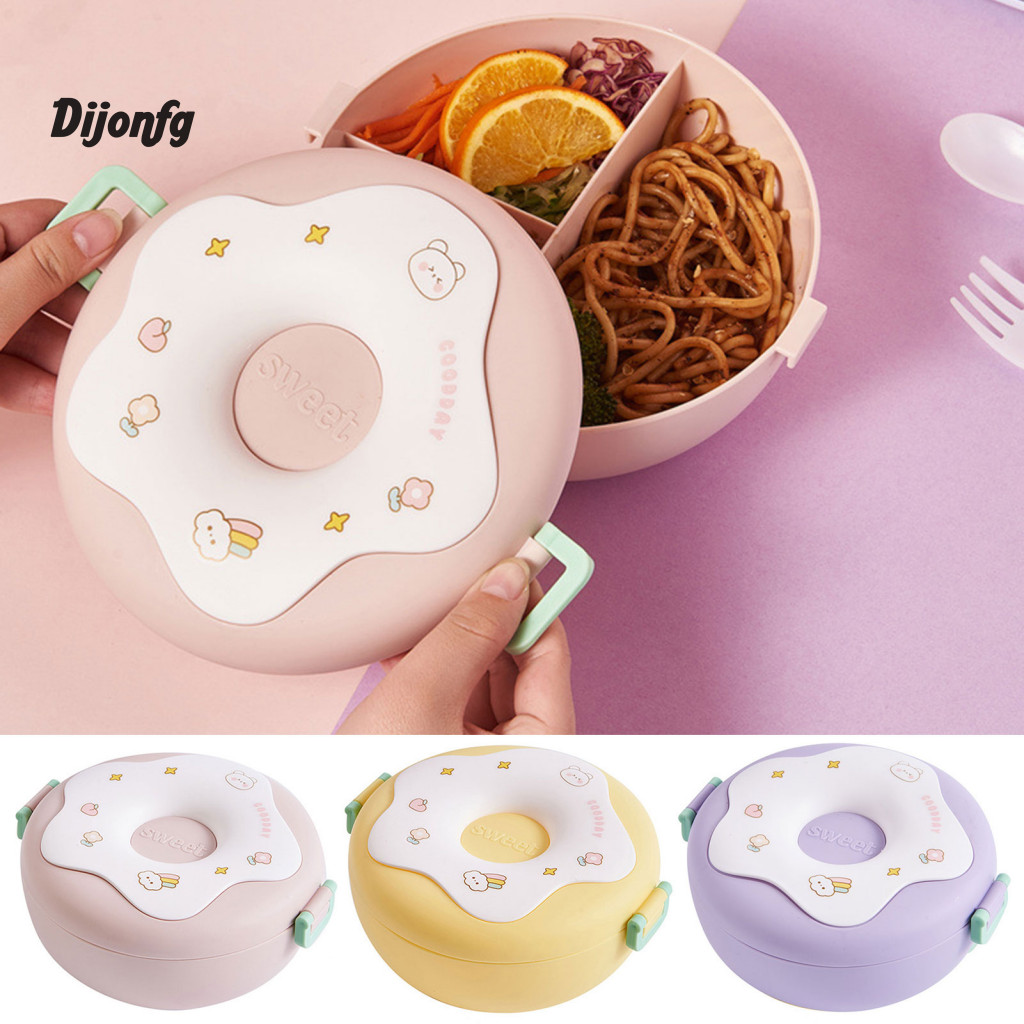 Cute Cartoon Donut Lunch Box Unique Lunch Box for Donut Lovers Adorable ...